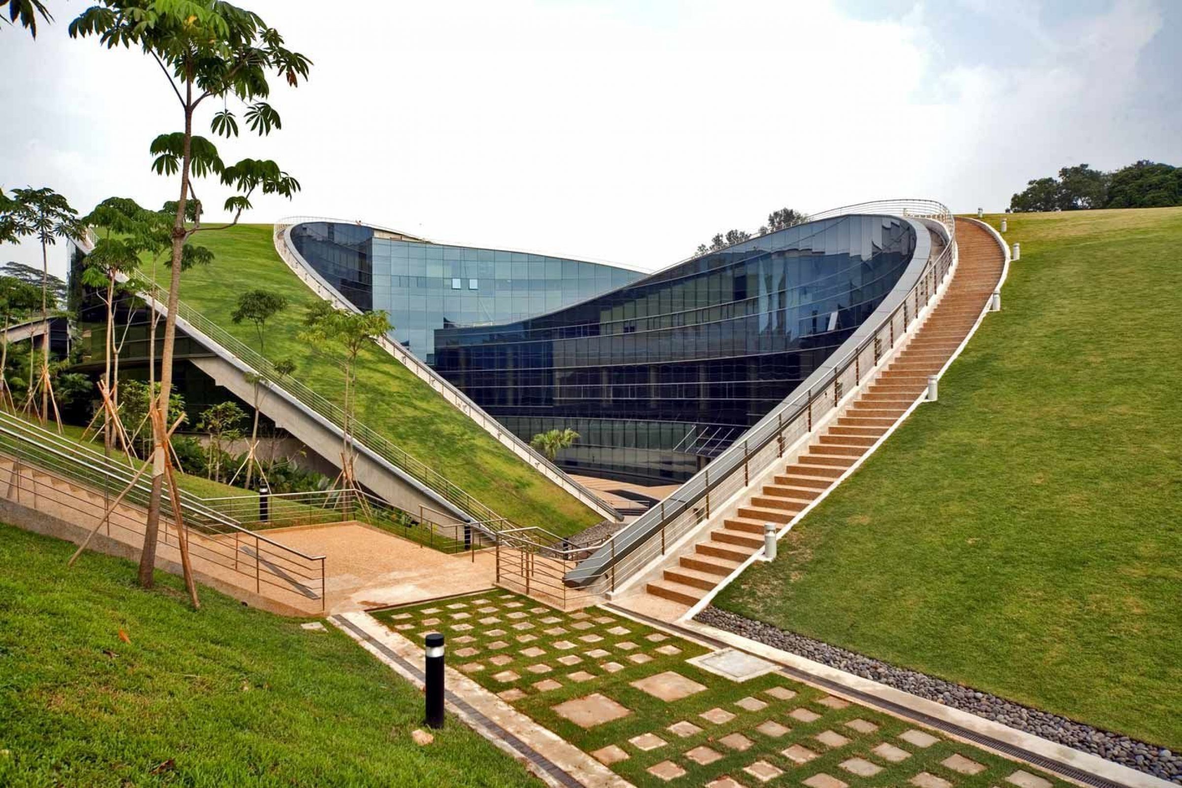 Green Roofs at Nanyang Technological University's School of Art, Design ...