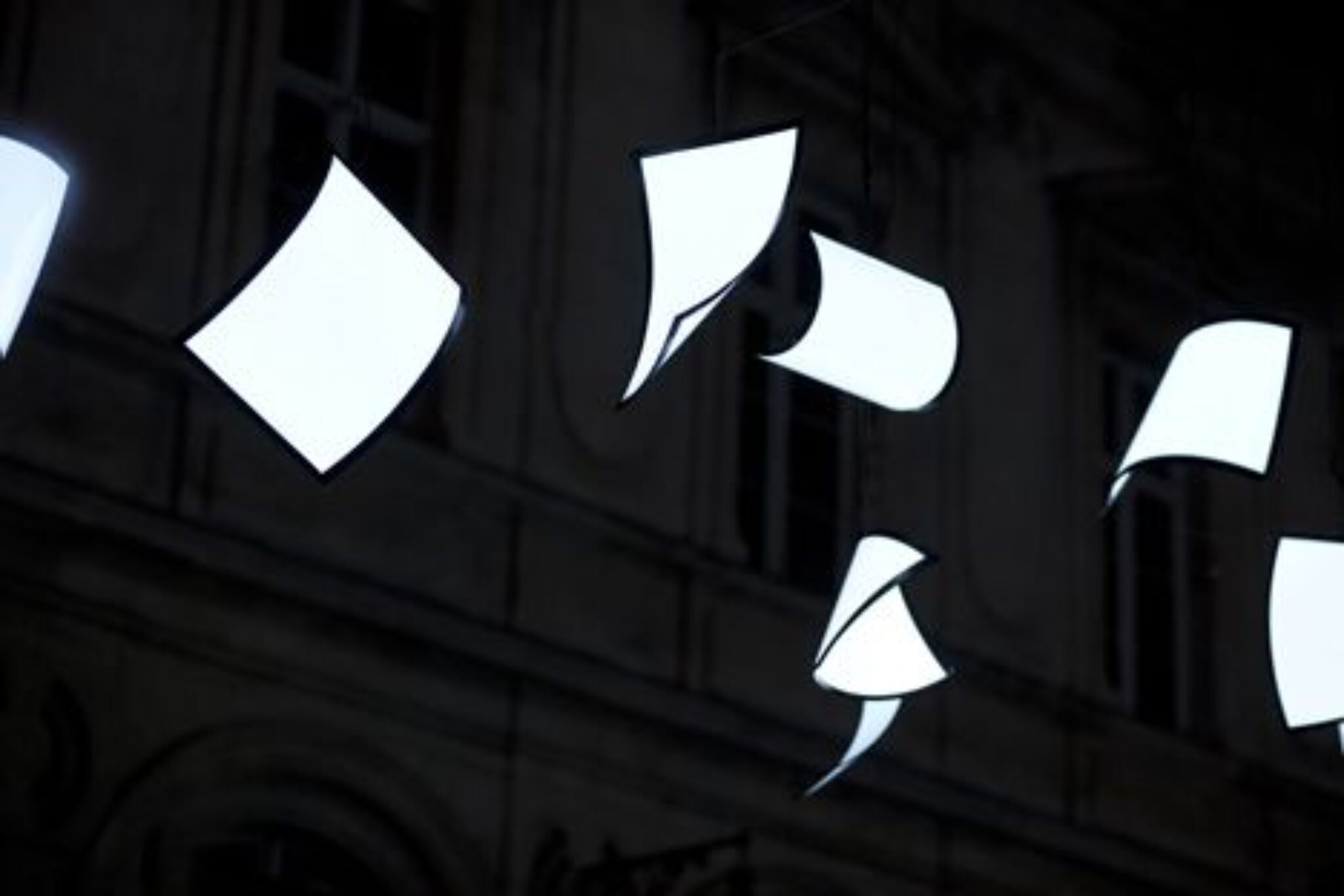Bourrasque light installation | Paul Cocksedge Studio – Arch2O.com