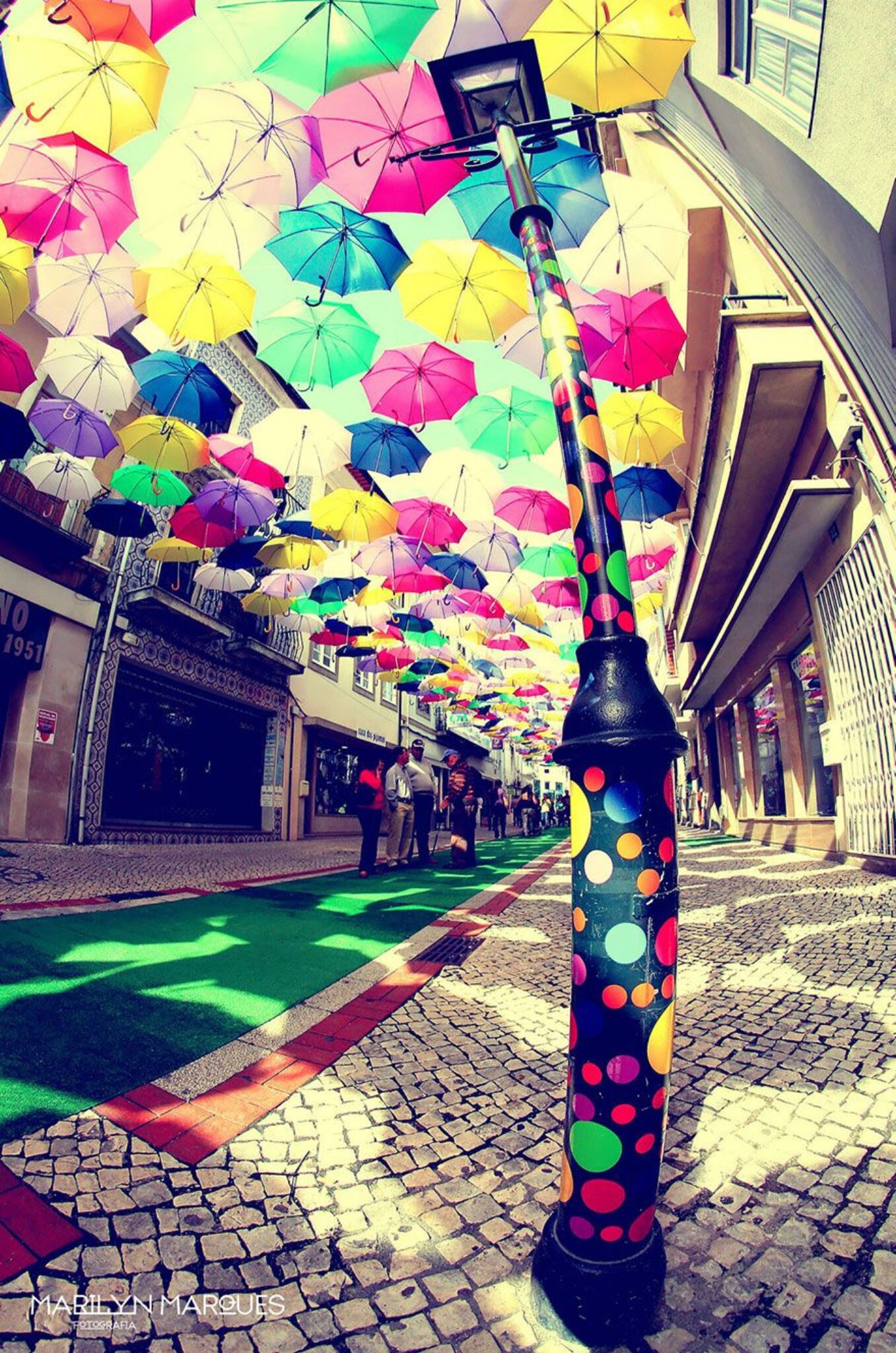 Colorful Umbrellas Installation in Portugal – Arch2O.com