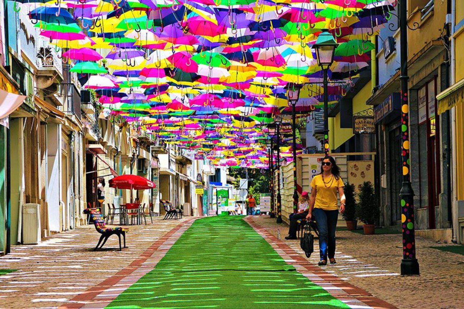 Colorful Umbrellas Installation in Portugal – Arch2O.com