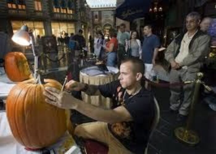 Ghostly Pumpkin Sculpture | Ray Villafane and Andy Bergholtz - Arch2O.com
