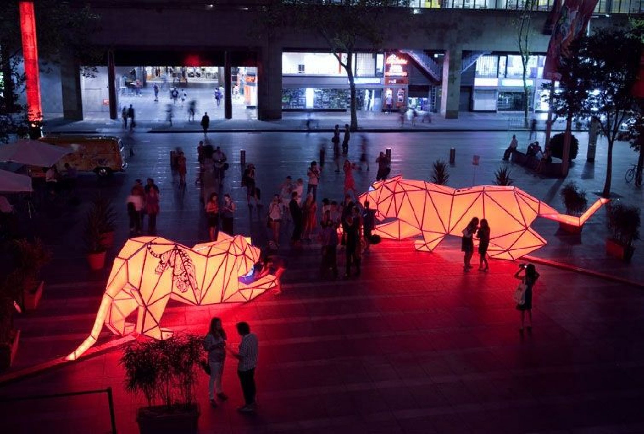Digital Origami Tigers| LAVA – Arch2O.com