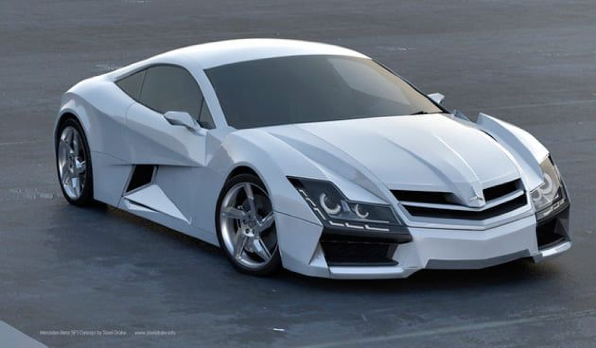 Mercedes-Benz SF1 Concept Car | Steel Drake – Arch2O.com