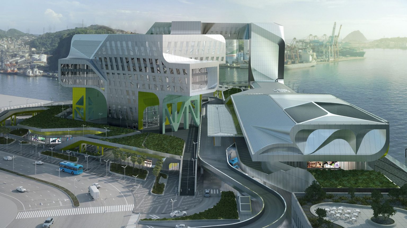 Keelung Harbor Service Building | Neil M. Denari Architects – Arch2O.com