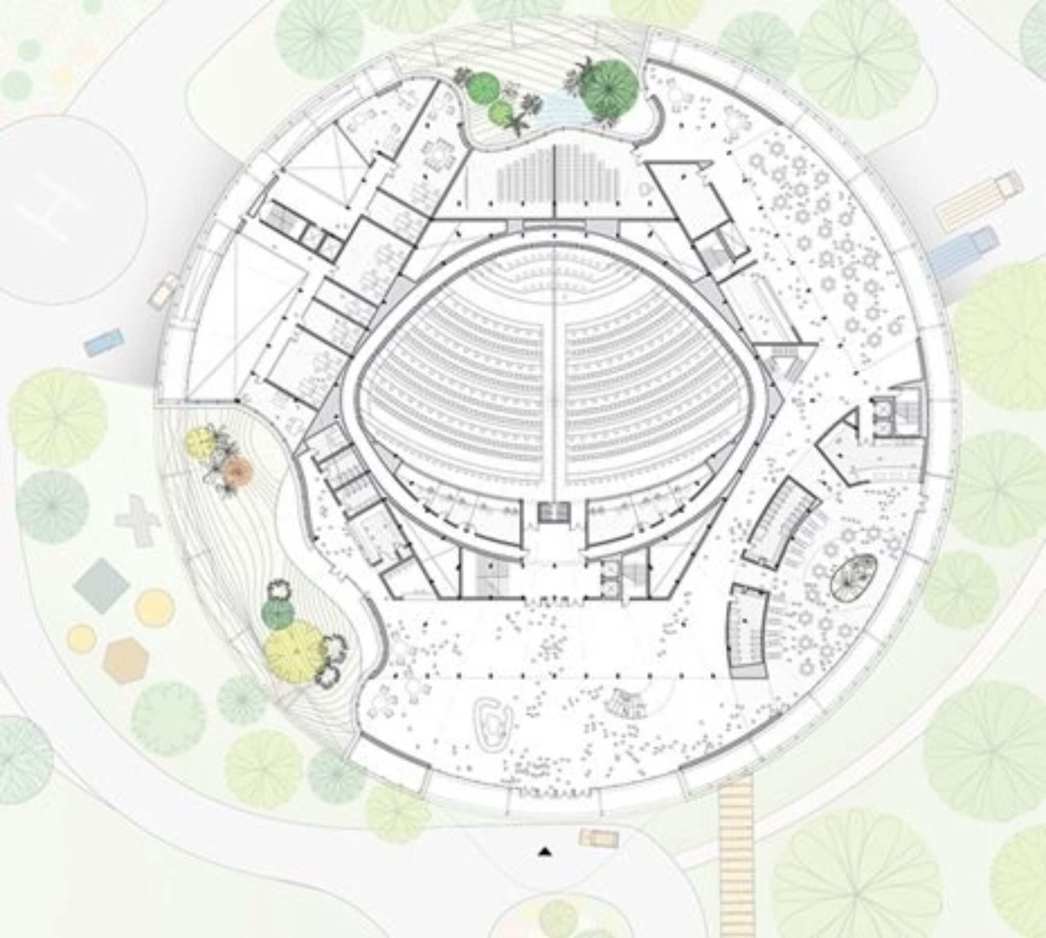 Assembly Hall for the 2014 African Union Summit | WORKac - Arch2O.com