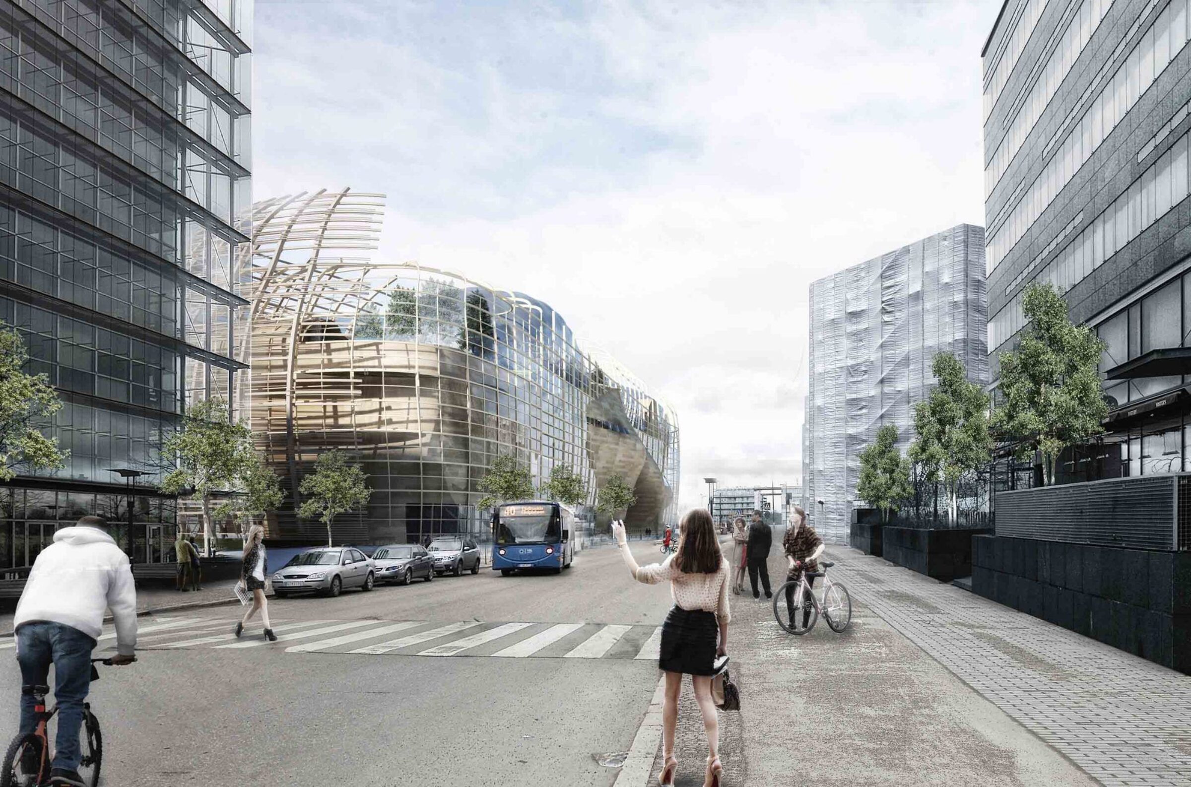 Helsinki Central Library Entry | Djuric+Tardio Architectes - Arch2O.com