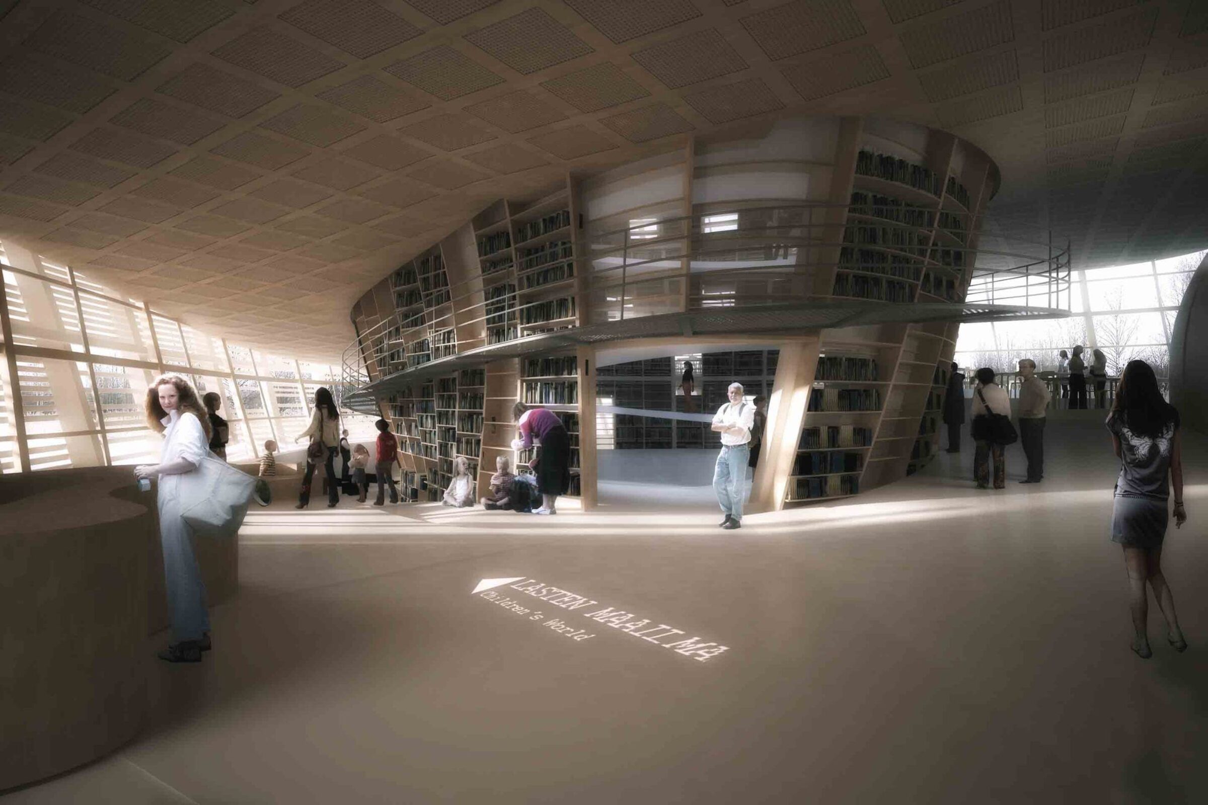 Helsinki Central Library Entry | Djuric+Tardio Architectes - Arch2O.com