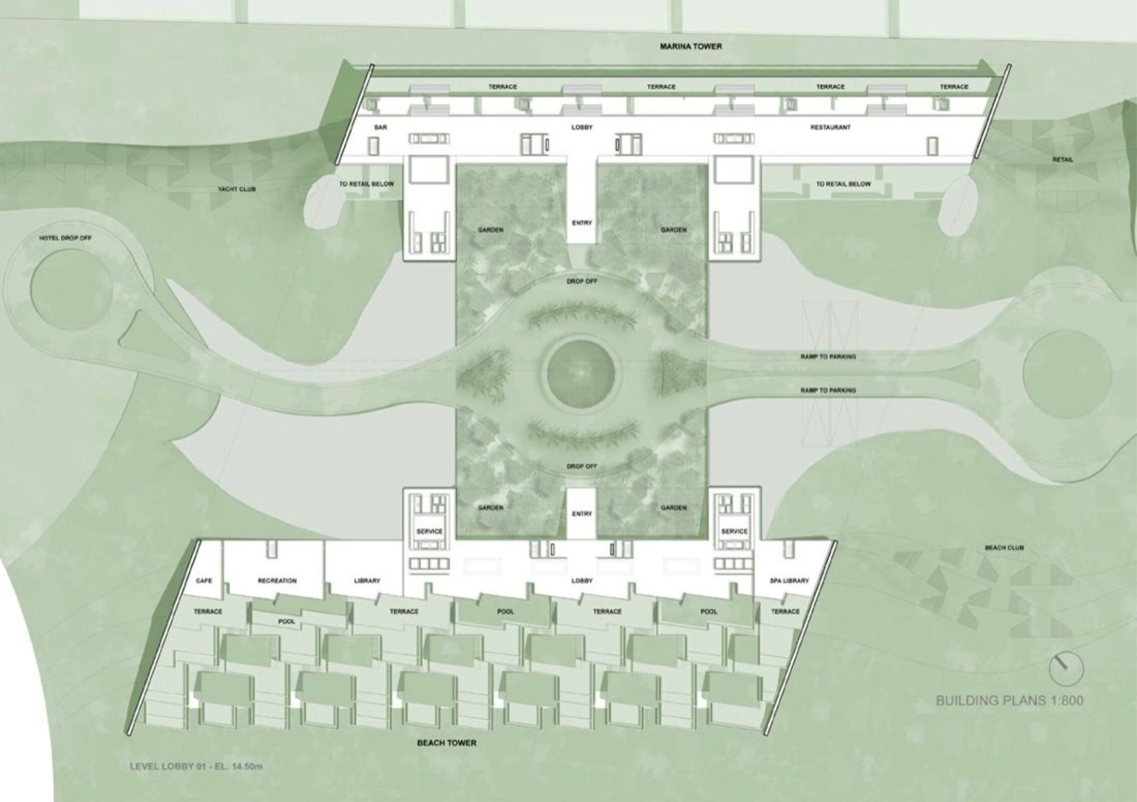 Marina + Beach Towers design | Oppenheim Architecture + Design - Arch2O.com