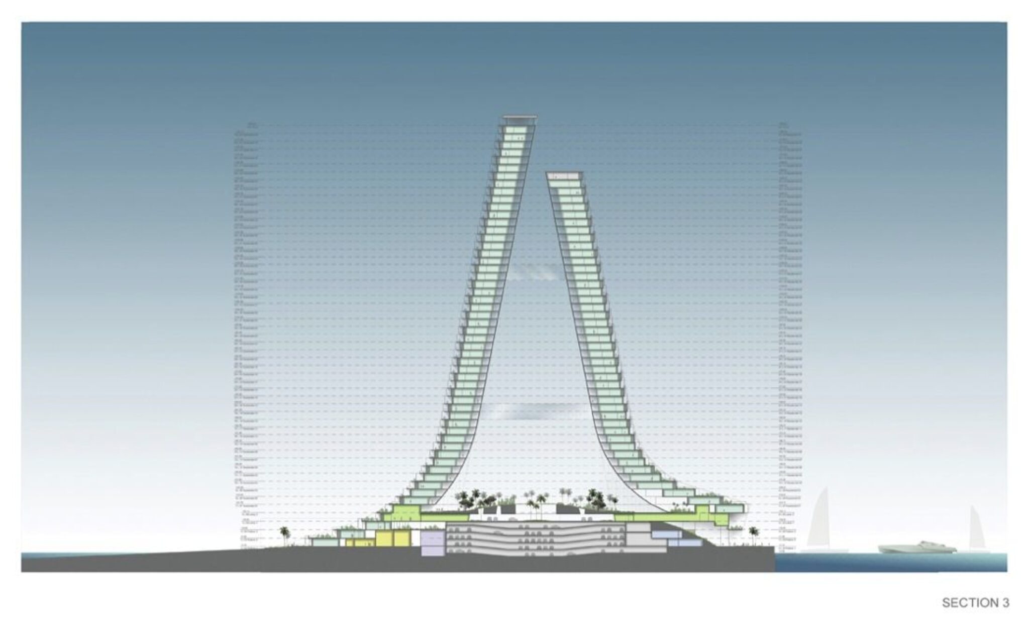 Marina + Beach Towers design | Oppenheim Architecture + Design - Arch2O.com