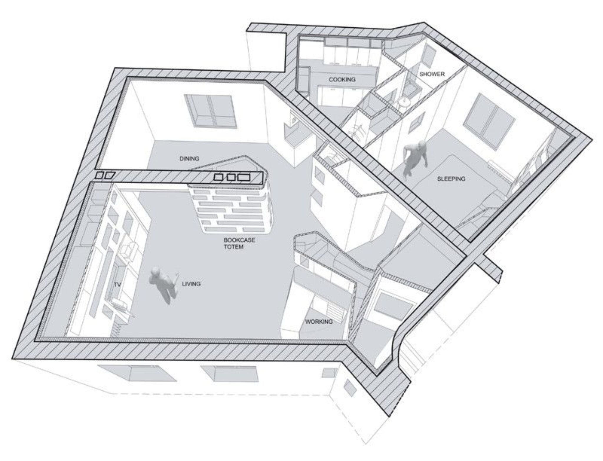 The “Front and Back” Apartment | h2o architects - Arch2O.com