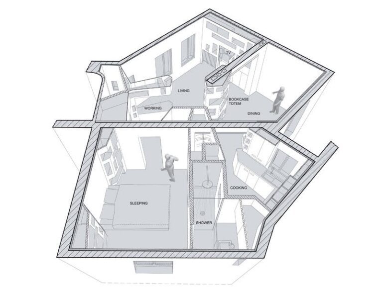 The “Front and Back” Apartment | h2o architects - Arch2O.com