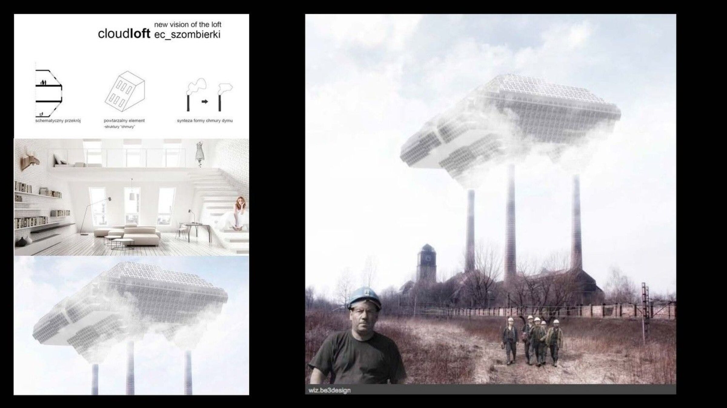 Cloudloft ec_szombierki | be3design - Arch2O.com