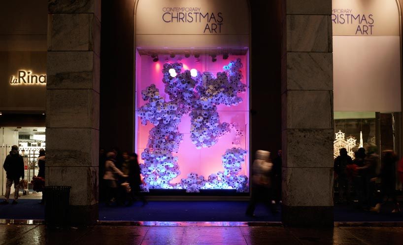Digital Origami - ‘la Rinascente’ shop display window | LAVA - Arch2O.com