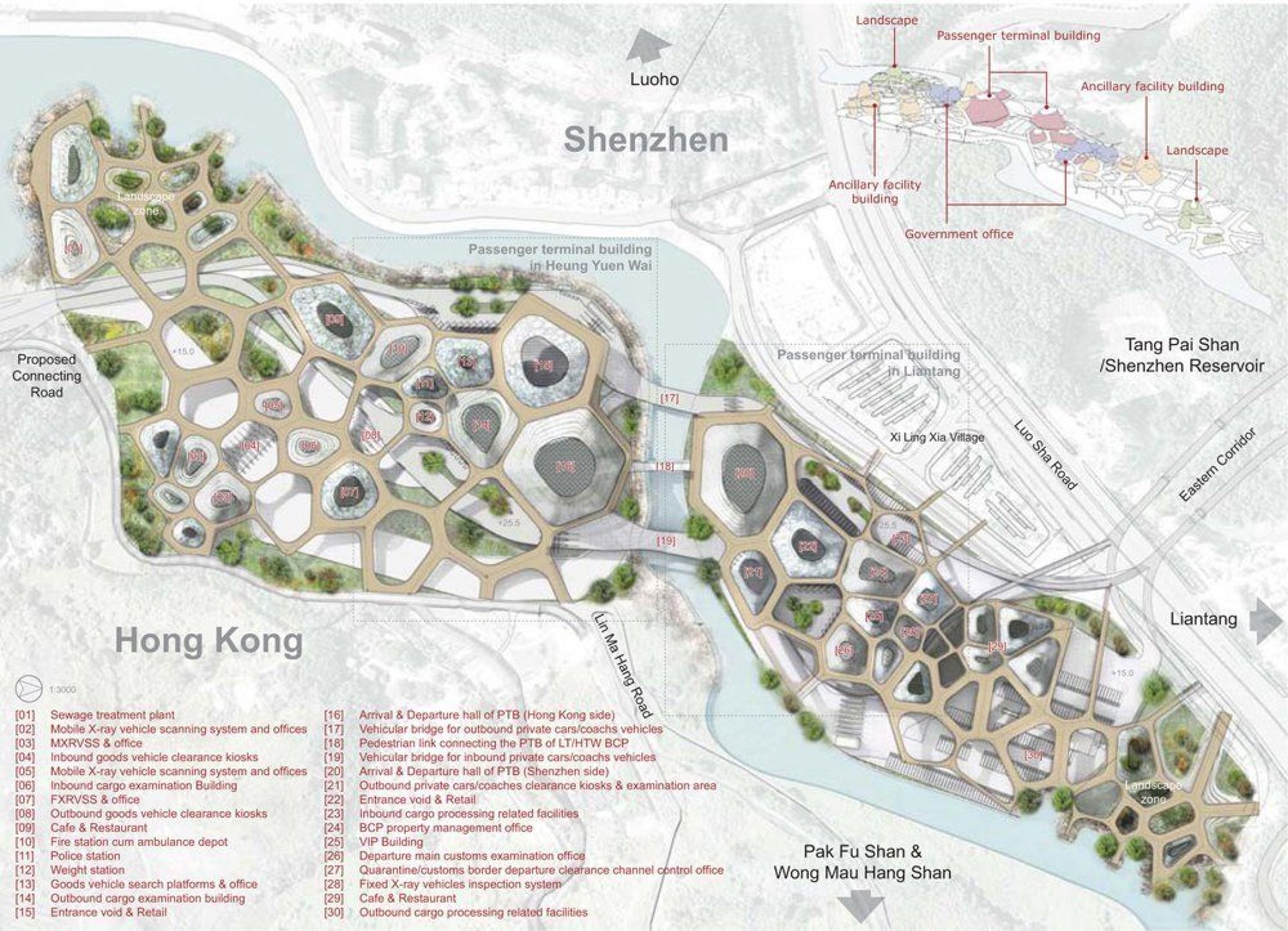 Liantang/Heung Yuen Wai Boundary Control Point Passenger Terminal ...