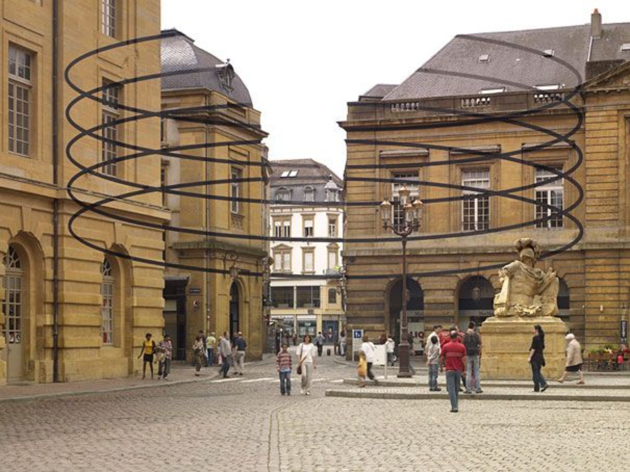 Optical illusion "Anamorphosis" | Felice Varini - Arch2O.com