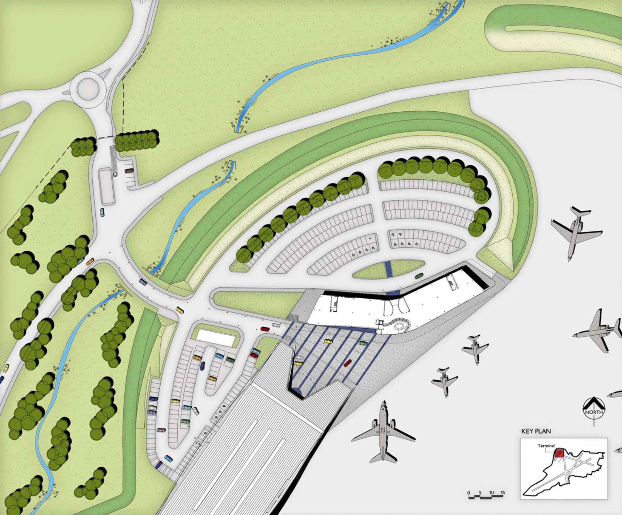 TAG Farnborough Airport Addition | 3DReid Architects - Arch2O.com
