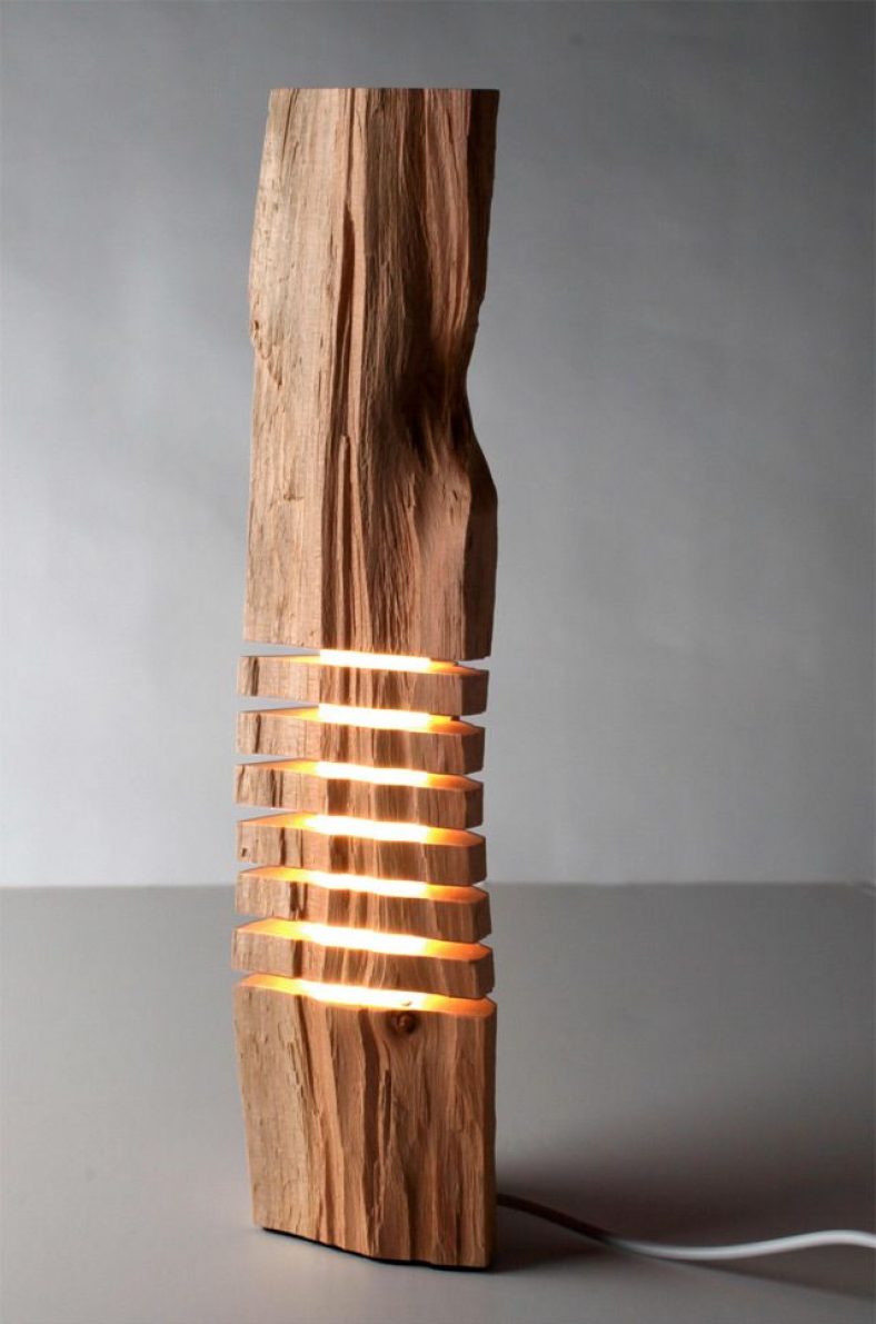 Minimalist Split Wood Lights and Sculptures | Split Grain - Arch2O.com