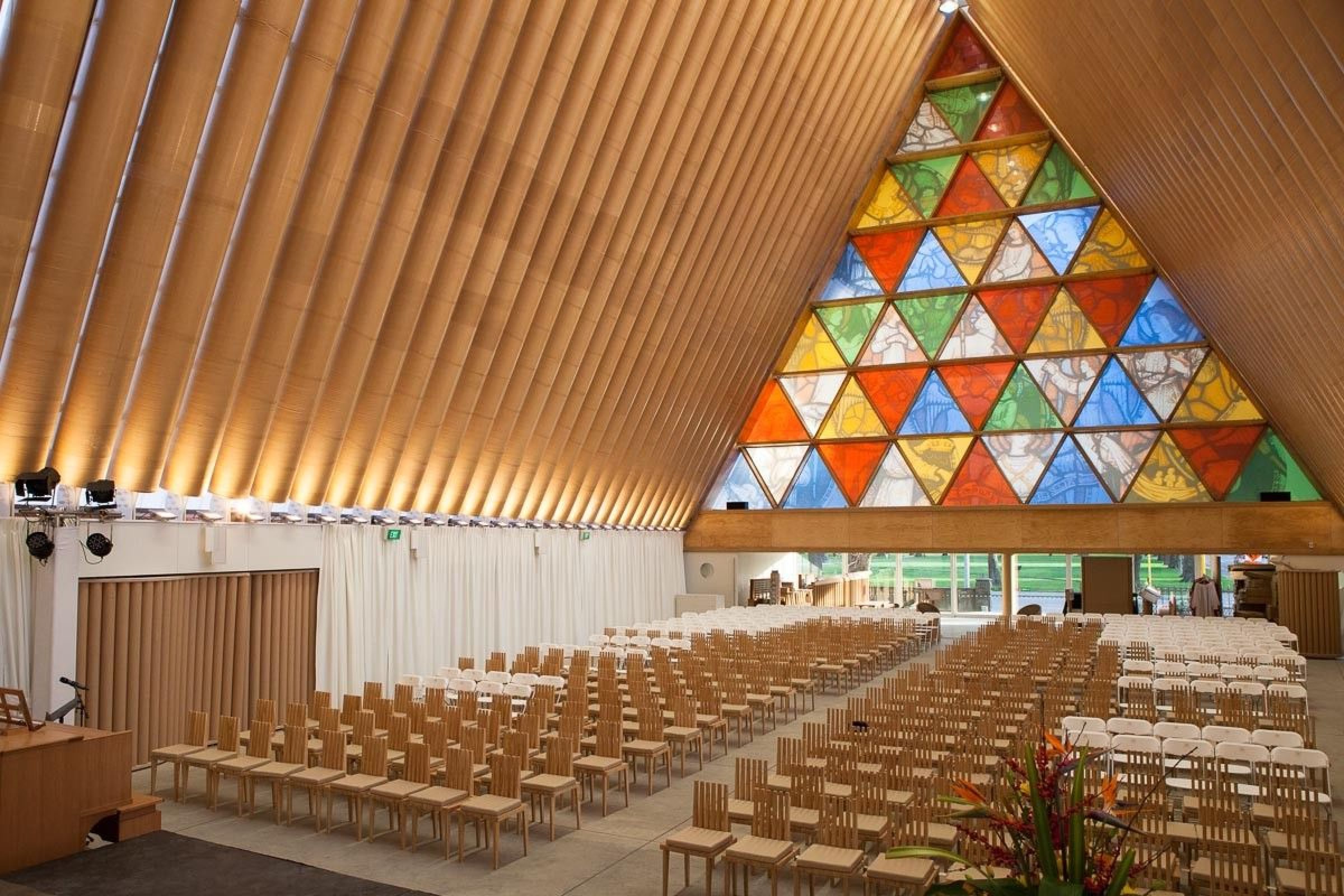 Christchurch NZ cardboard cathedral | Shigeru Ban Architects - Arch2O.com