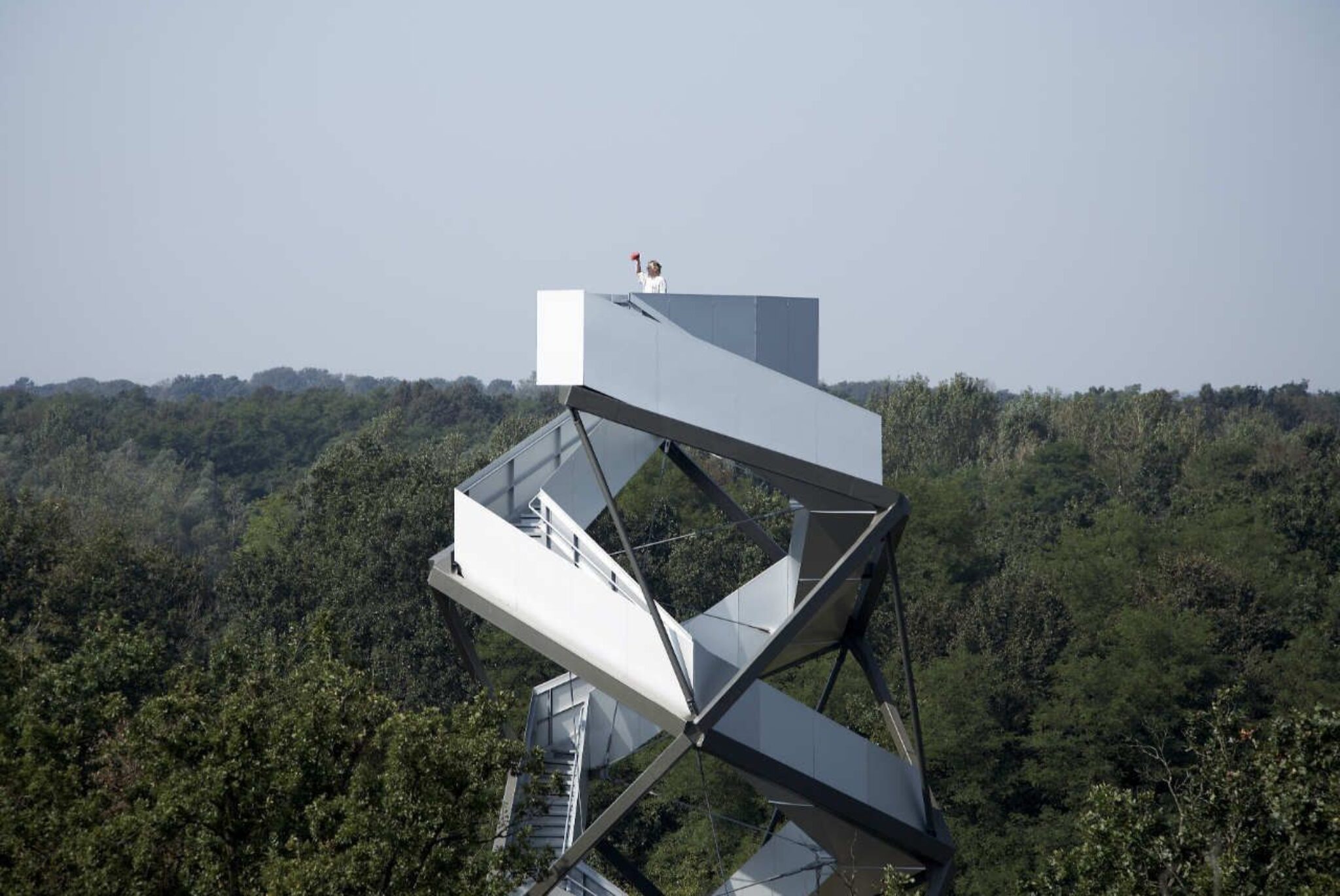 Observation Tower on the River Mur | terrain:loenhart&mayr - Arch2O.com