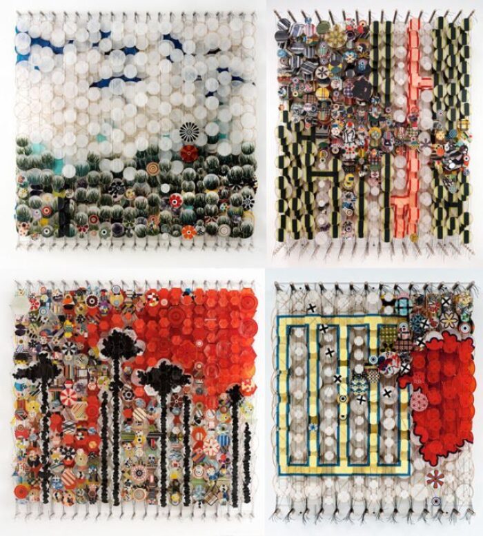Gravity Defying Paper Tapestries | Jacob Hashimoto – Arch2O.com