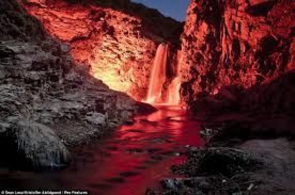 Neon Waterfalls | Sean Lenz and Kristoffer Abildgaard - Arch2O.com