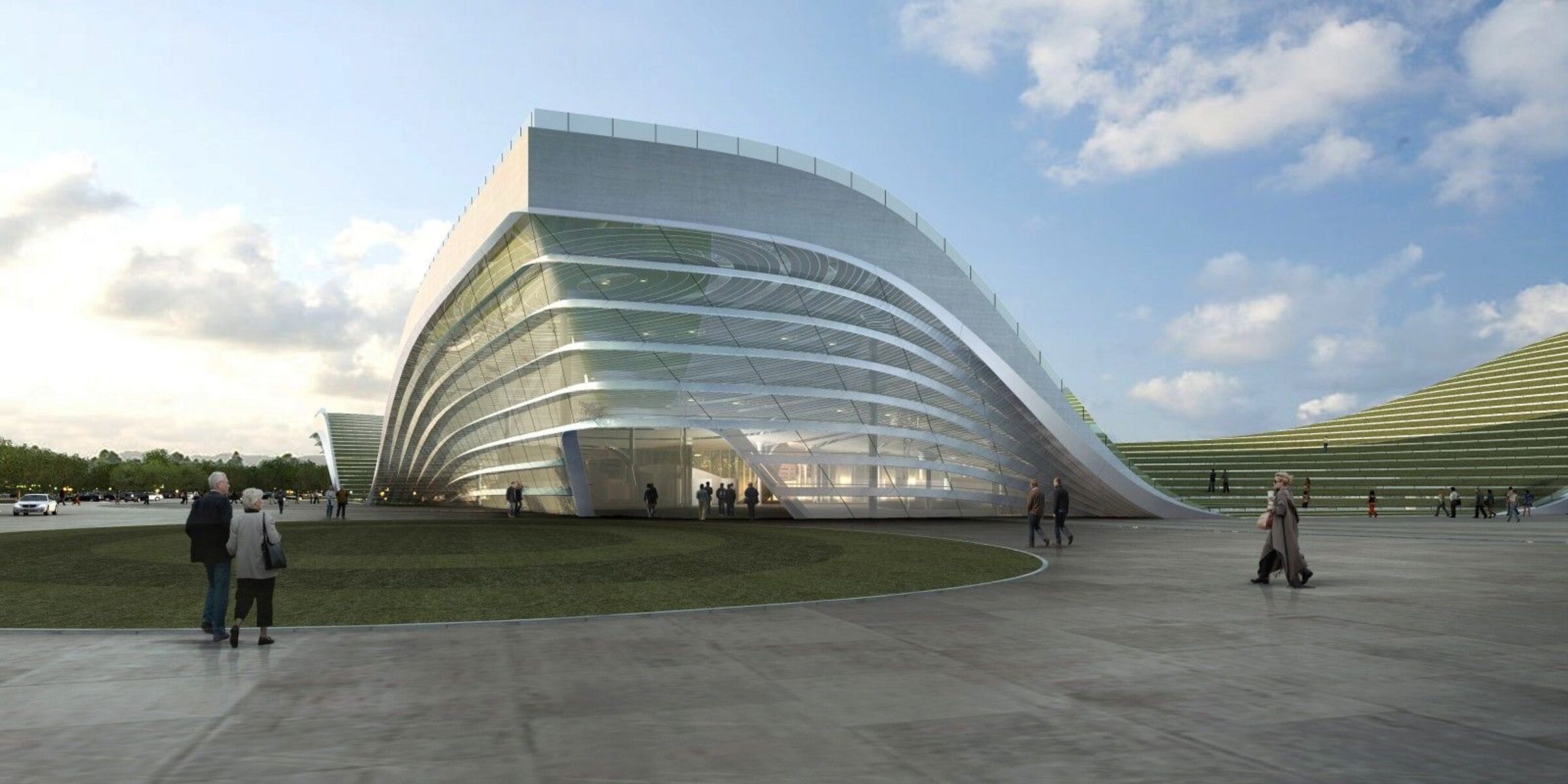 Exhibition Center of Otog | Kuan Wang - Arch2O.com