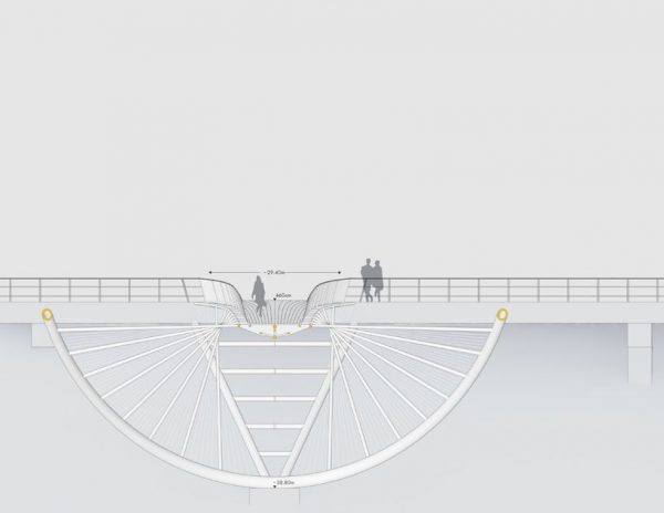 Meadows Salford Elliptical Bridge | Alex Daxböck and Chris Percht of ...