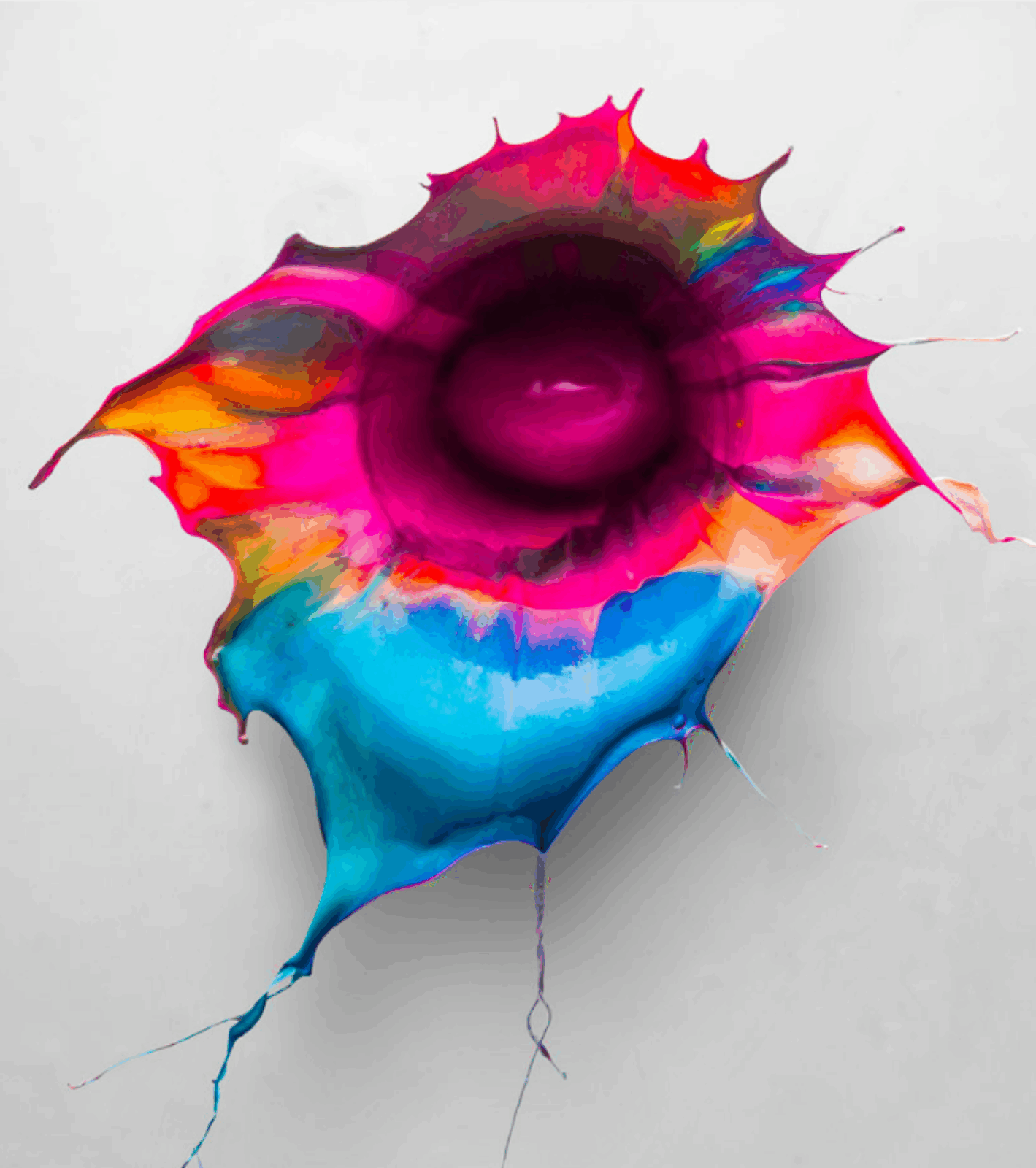 Orchid Gravity paintings | Fabian Oefner - Arch2O.com