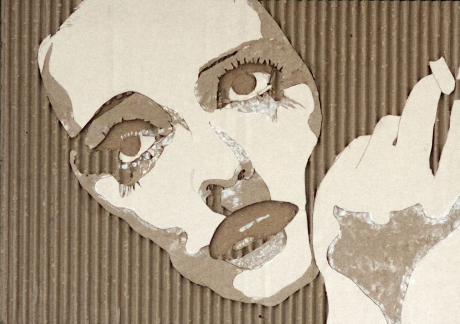 Cardboard Relief Portraits | Giles Oldershaw - Arch2O.com
