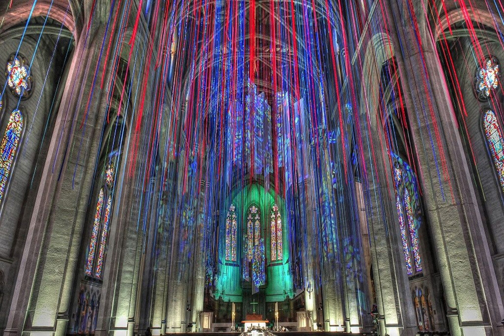 20 Miles of Colored Satin | Anne Patterson - Arch2O.com