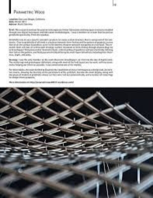 Parametric Wood Fabrication | Mark Cabrinha – Arch2O.com