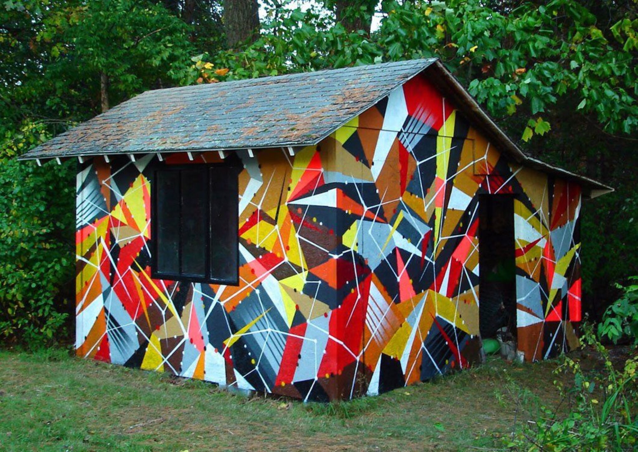 Colorful Geometry Murals | Matt W. Moore - Arch2O.com