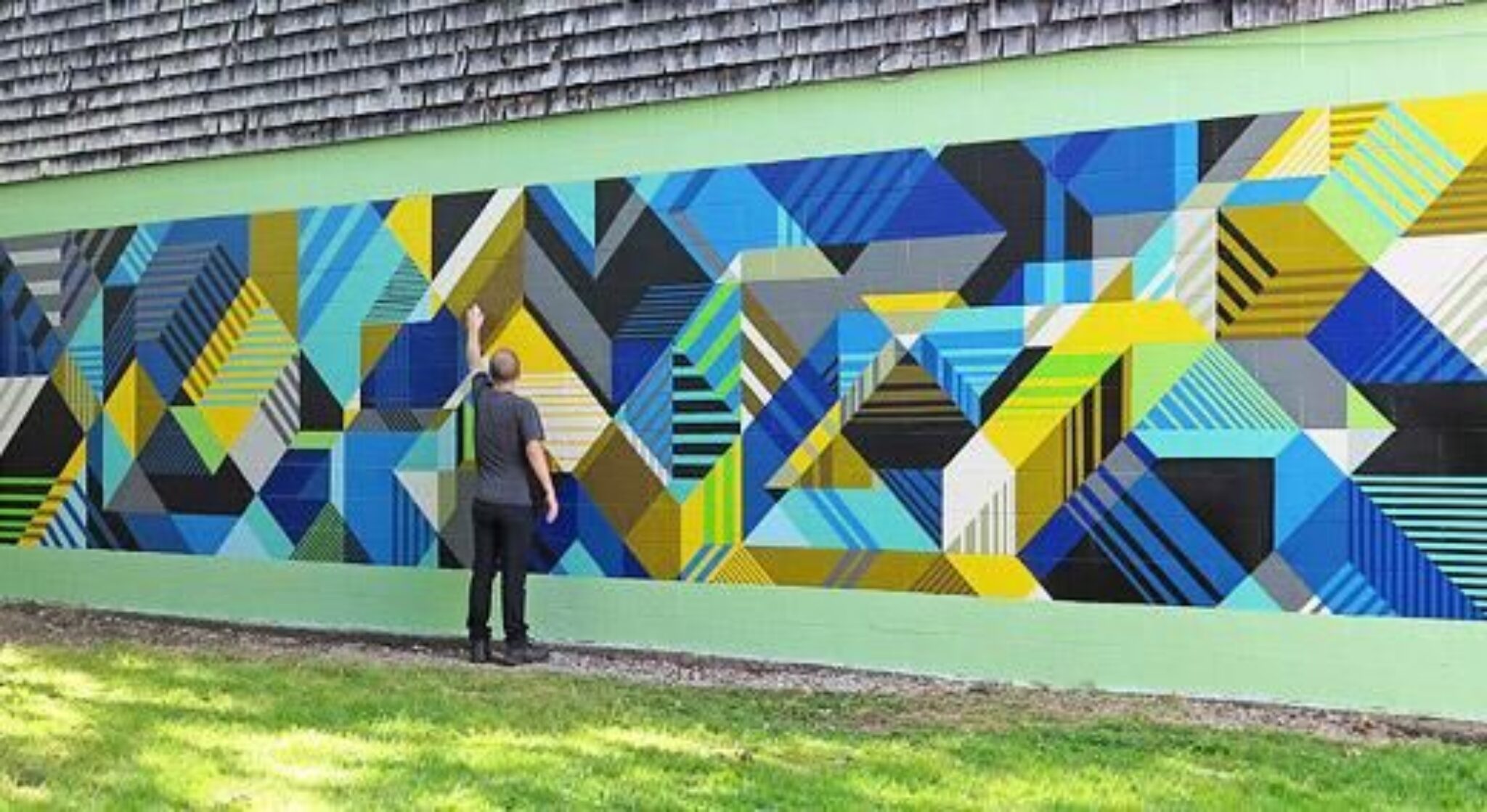 Colorful Geometry Murals | Matt W. Moore - Arch2O.com