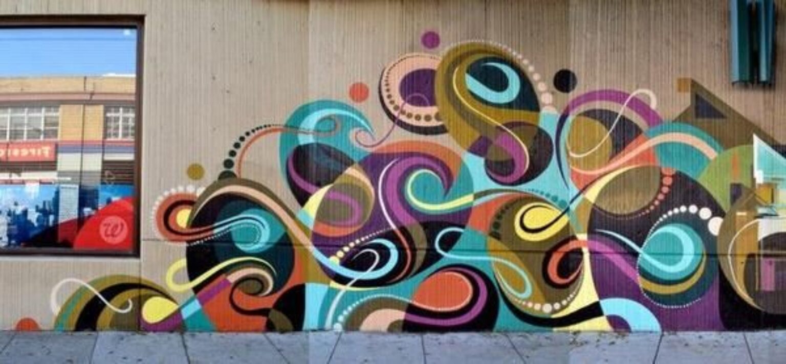 Colorful Geometry Murals | Matt W. Moore - Arch2O.com