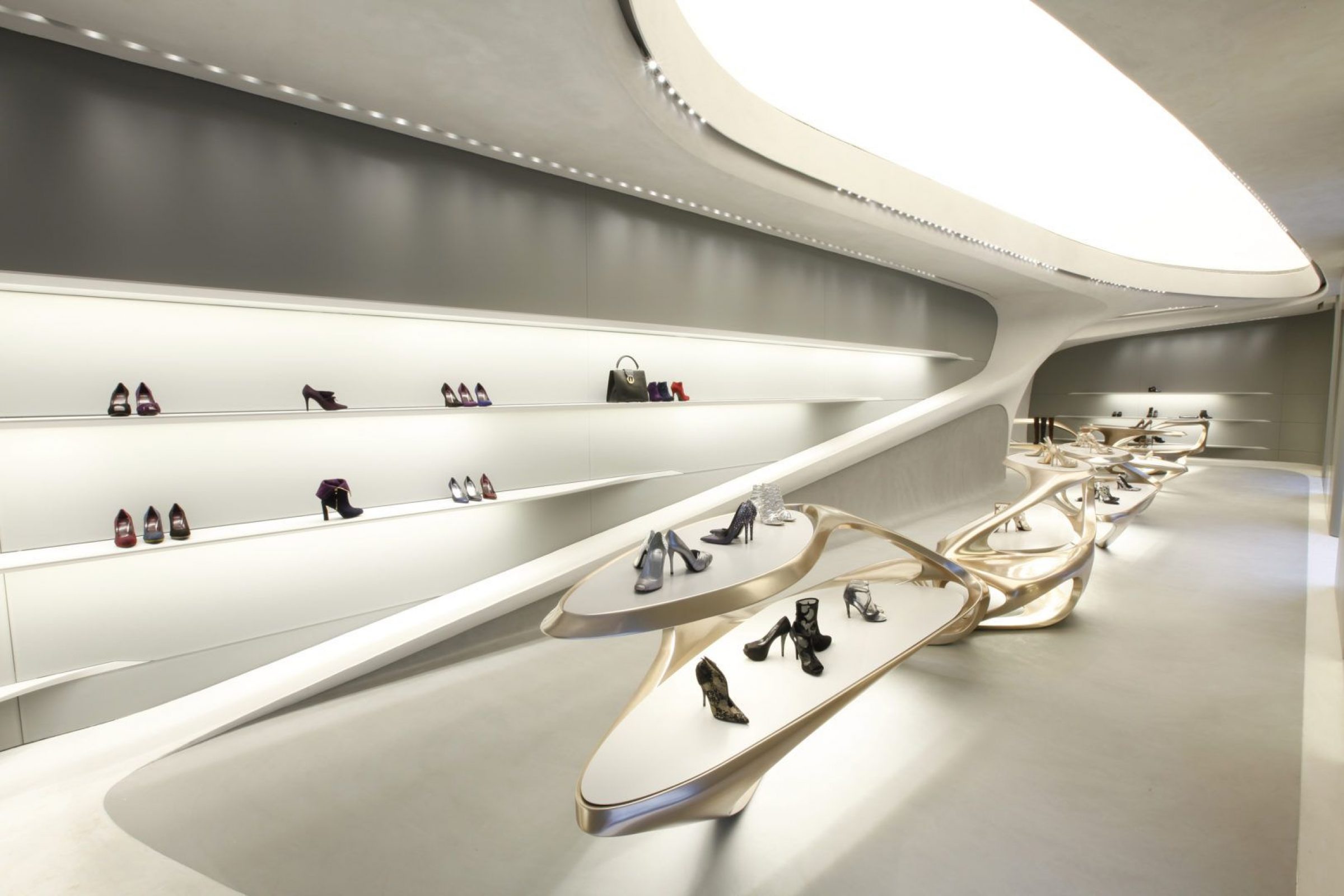 Stuart Weitzman Milan Flagship Store | Zaha Hadid Architects