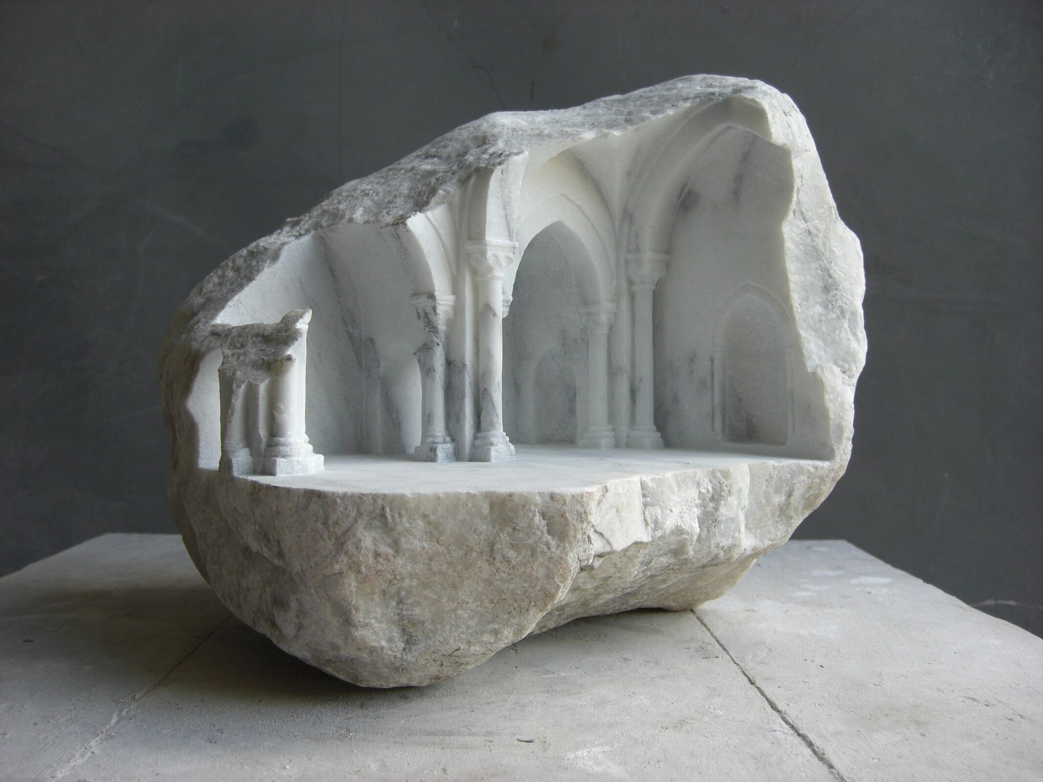 Miniature Spaces Carved From Stone | Matthew Simmonds - Arch2O.com
