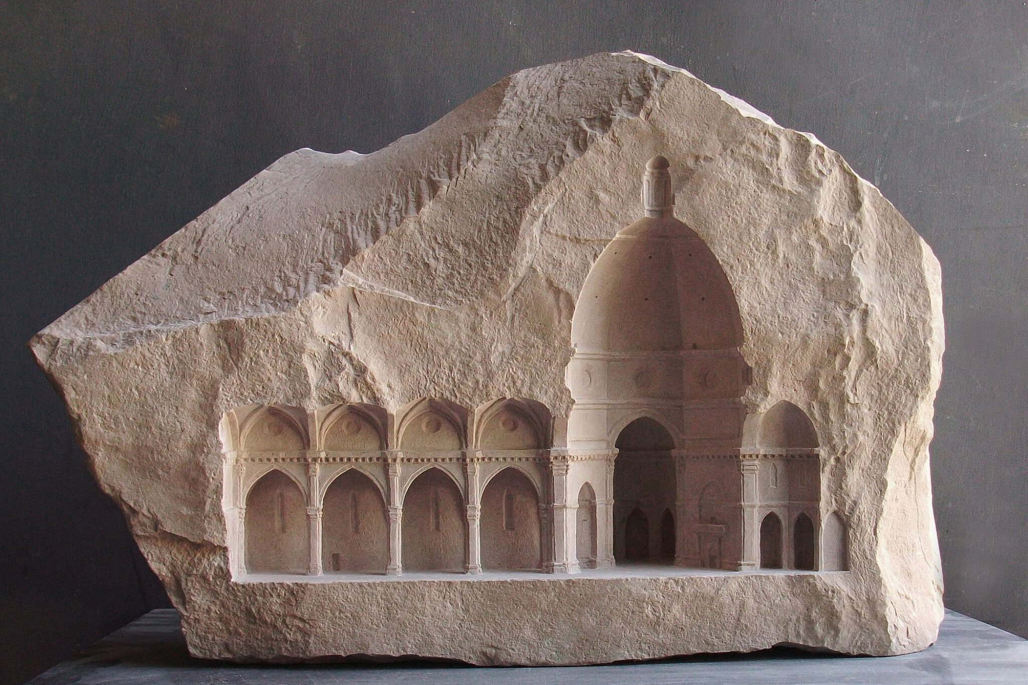Miniature Spaces Carved From Stone | Matthew Simmonds - Arch2O.com