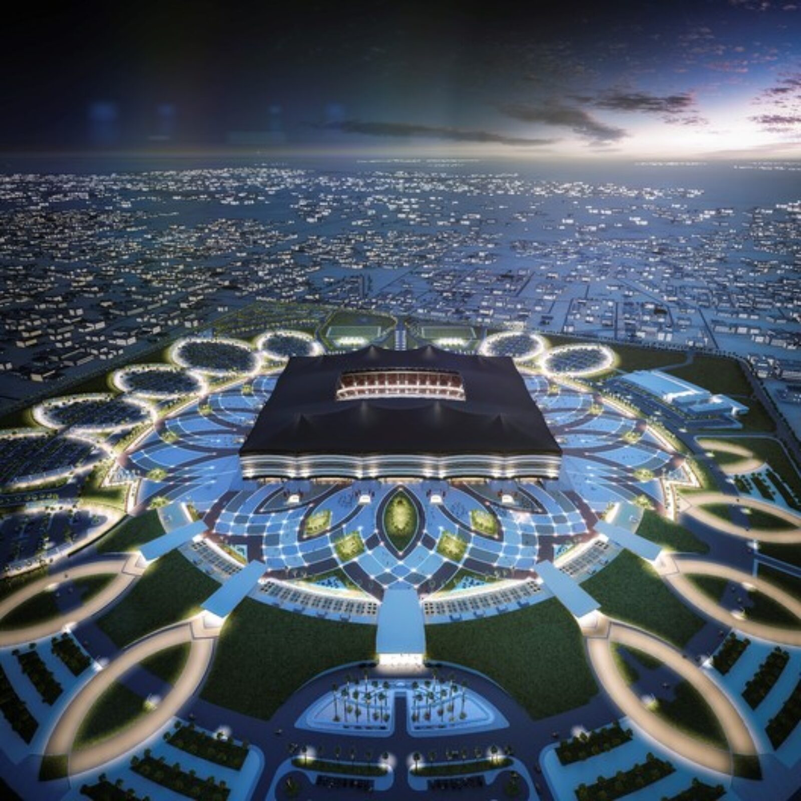 Qatar unveils a new 60,000-seater Stadium – Arch2O.com