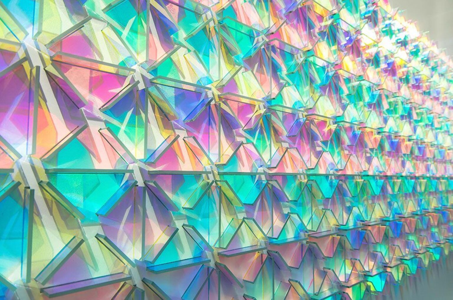 Geometric Dichroic Glass | Chris Wood - Arch2O.com
