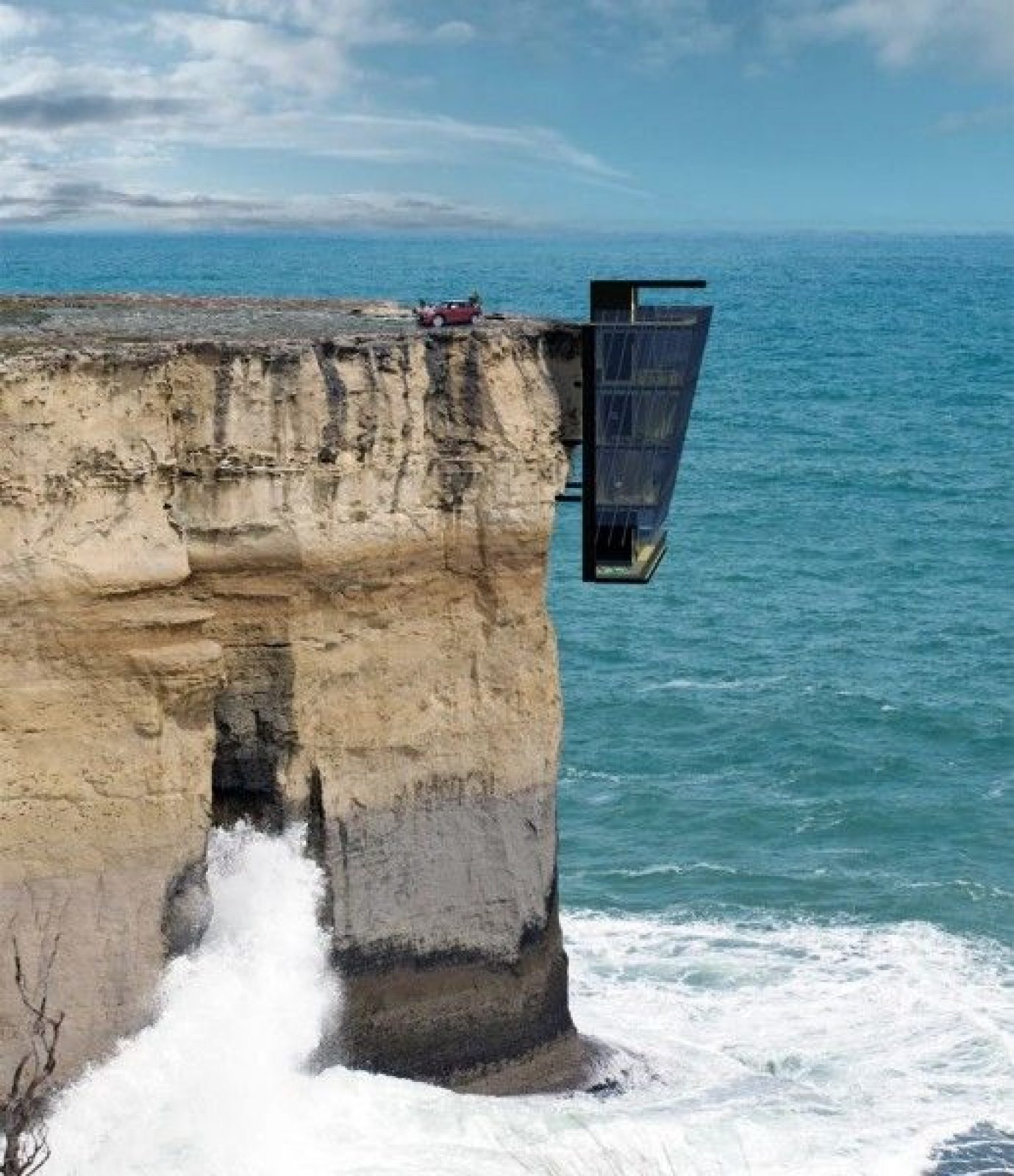 Modscape’s Cliff Suspended House! – Arch2O.com