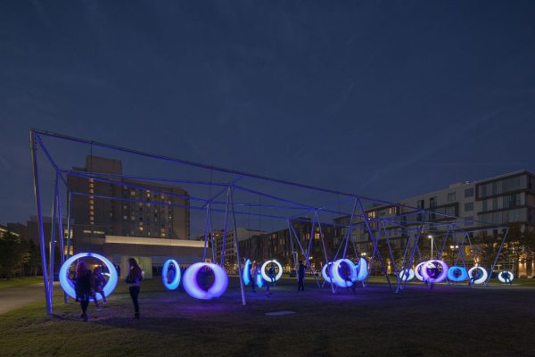 "Swing Time" illuminates Boston park | Höweler + Yoon Architecture ...