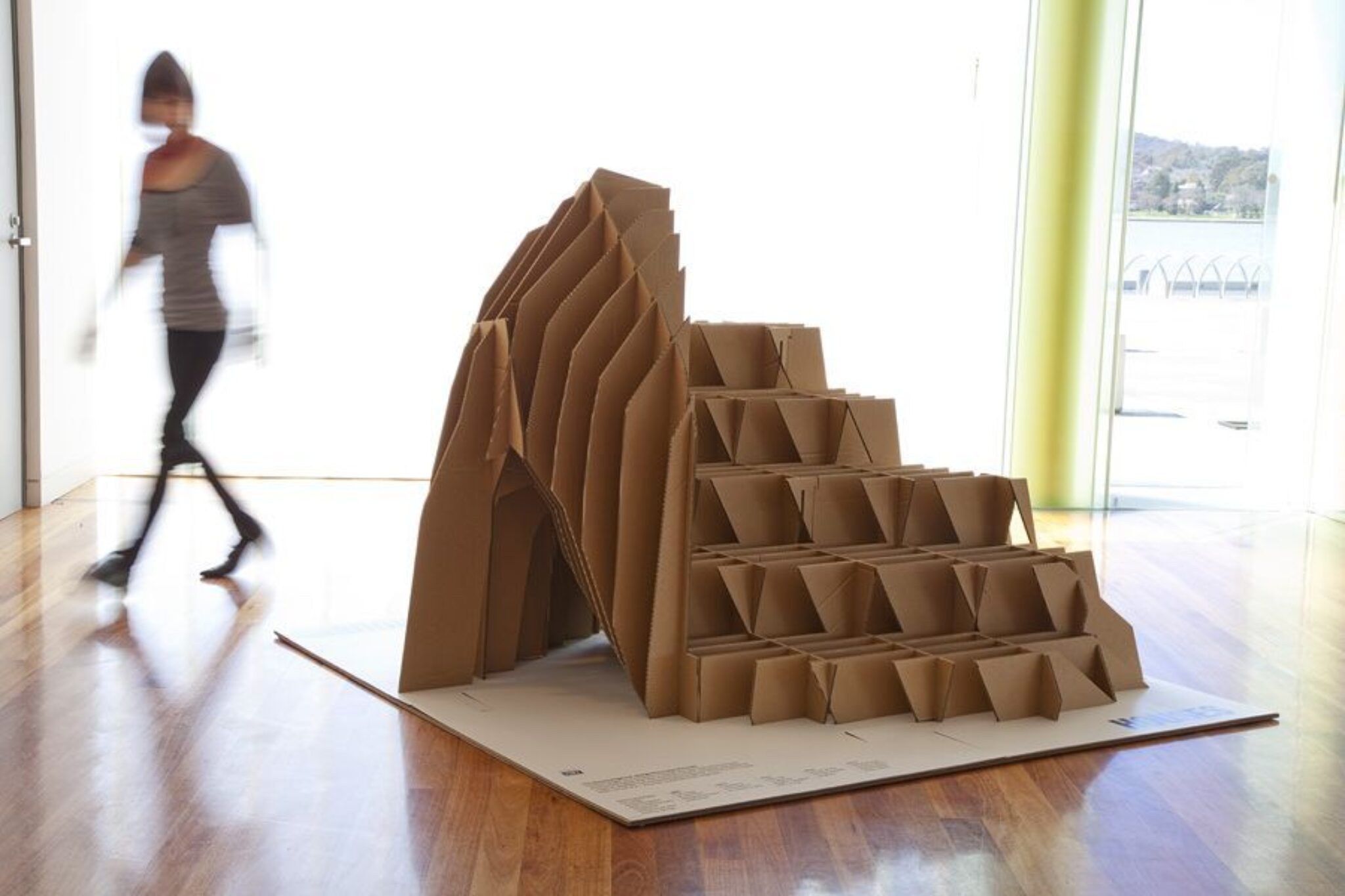 Cardboard exhibition pods | Toby Horrocks - Arch2O.com