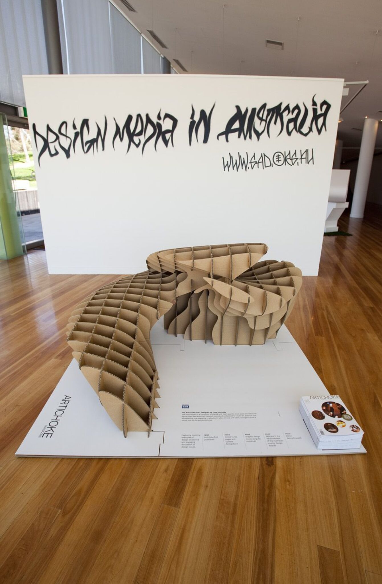 Cardboard exhibition pods | Toby Horrocks - Arch2O.com