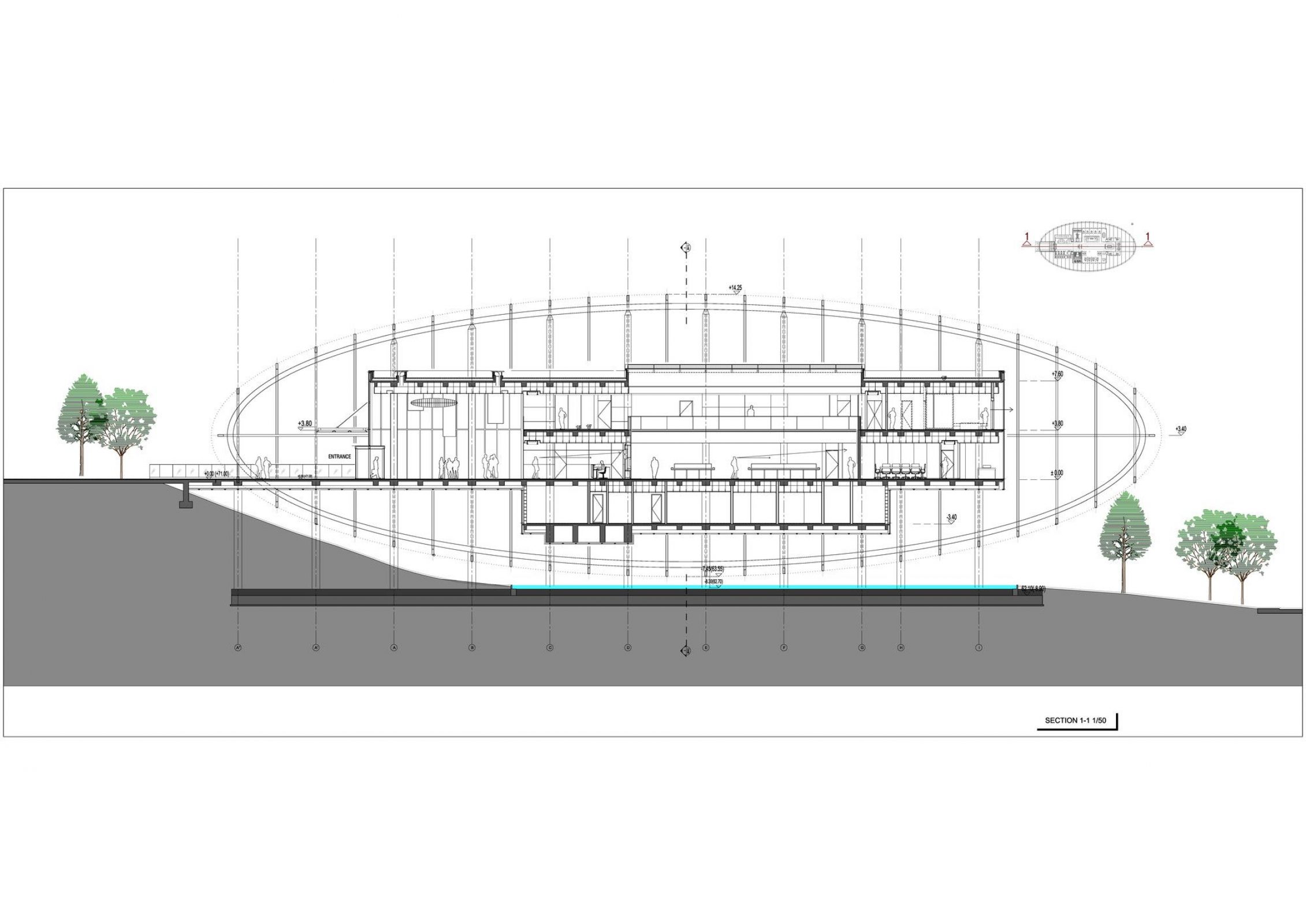 Elliptical Exterior ‘Tema Istanbul Showroom’ | Yazgan Design ...