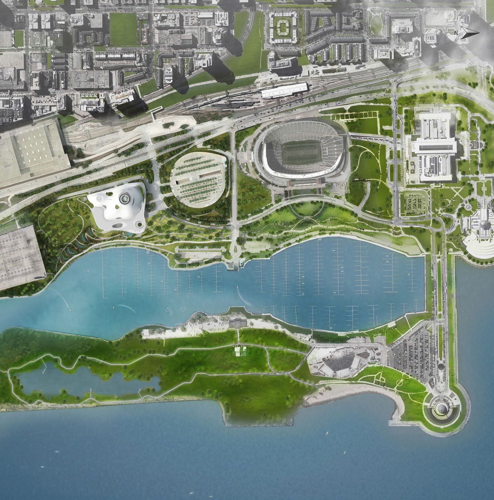 Design of the Lucas Museum , Chicago | Ma Yansong, MAD