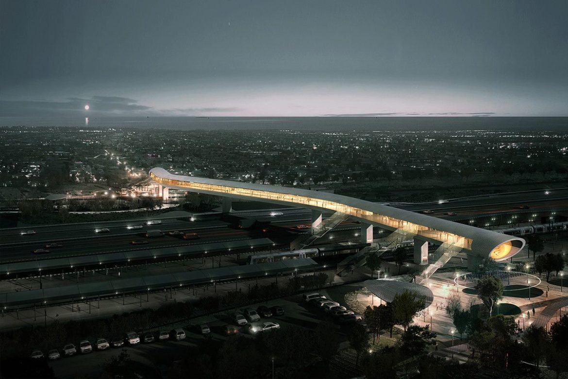 Pedestrian Bridge for Koge | COBE, DISSING + WEITLING, COWI – Arch2O.com