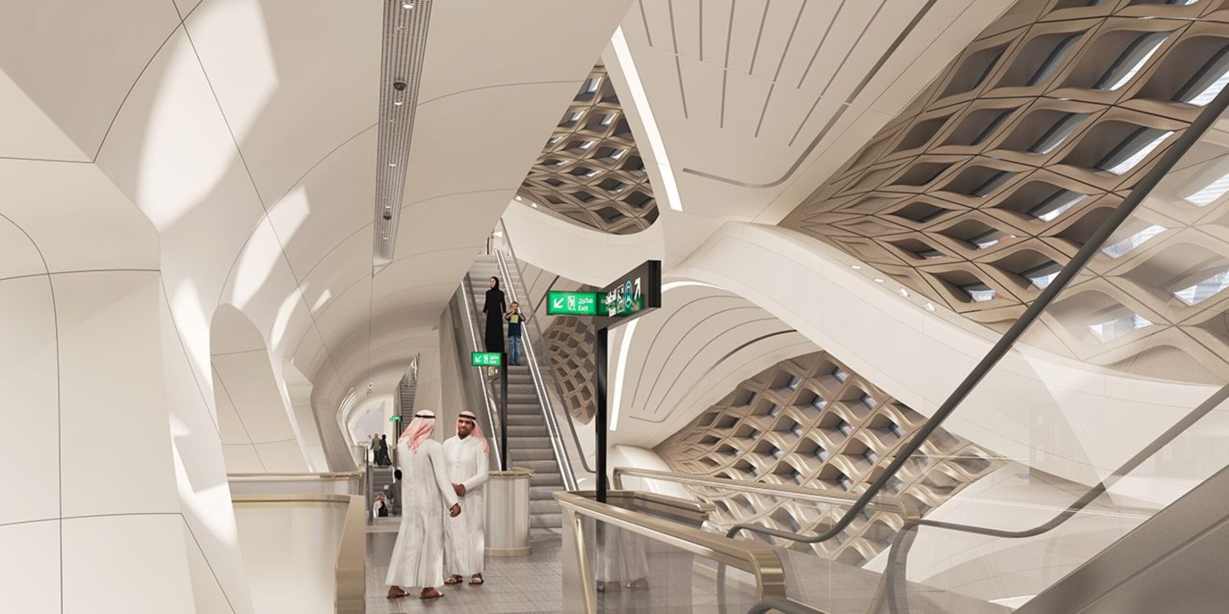 Riyadh Metro Station | Snøhetta - Arch2O.com