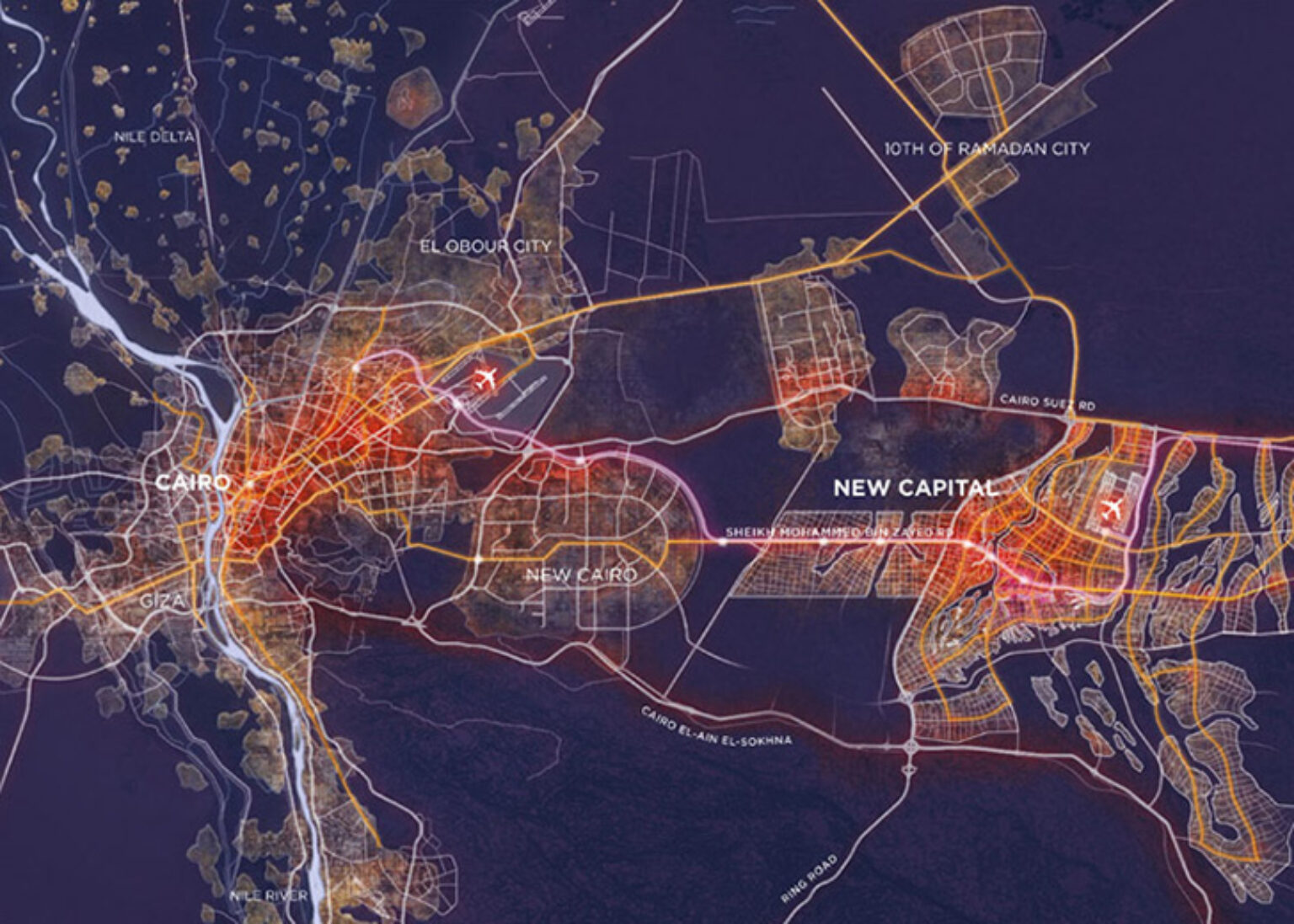SOM is leading the planning of The Capital Cairo – Arch2O.com