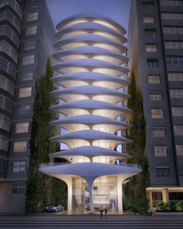 Fancy Apartment Building