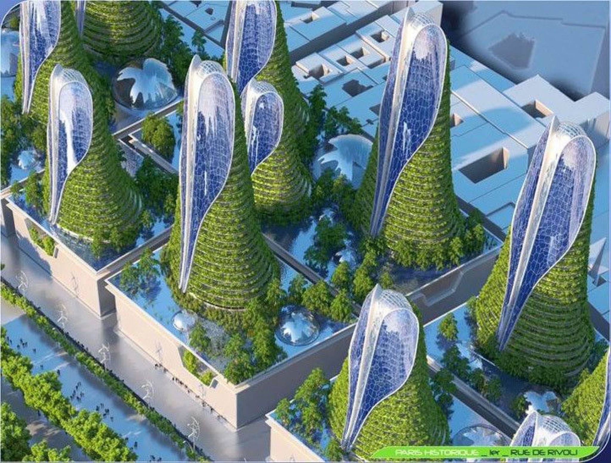 Paris Smart City 2050 | Vincent Callebaut - Arch2O.com